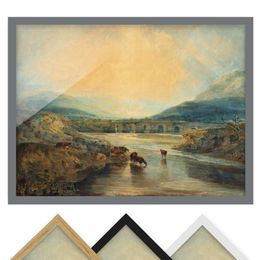 Bilderwelten Bild mit Rahmen - Querformat William Turner - Aufklaren