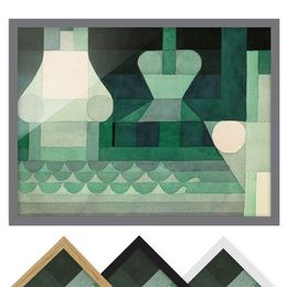 Bilderwelten Bild mit Rahmen - Querformat Paul Klee - Schleusen