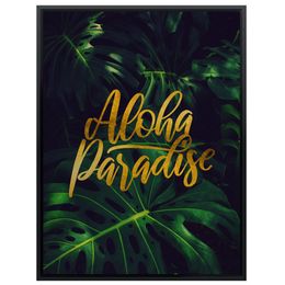 Bilderwelten Leinwandbild - Hochformat Dschungel - Aloha Paradise