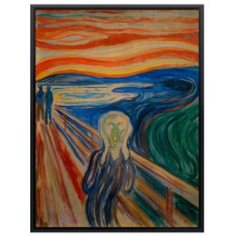 Bilderwelten Leinwandbild - Hochformat Edvard Munch - Der Schrei