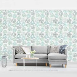 Bilderwelten Fototapete Blumen modern Wandtapete einzigartig - Korallen Fr&uuml;hling - Deko Wohnzimmer Schlafzimmer