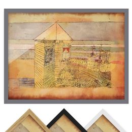 Bilderwelten Bild mit Rahmen - Querformat Paul Klee - Wunderbare Landung