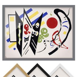 Bilderwelten Bild mit Rahmen - Querformat Wassily Kandinsky - Reciproque