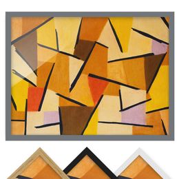 Bilderwelten Bild mit Rahmen - Querformat Paul Klee - Harmonisierter Kampf