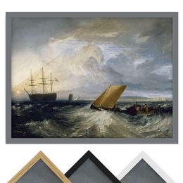 Bilderwelten Bild mit Rahmen - Querformat William Turner - Sheerness