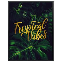 Bilderwelten Leinwandbild - Hochformat Dschungel - Tropical Vibes