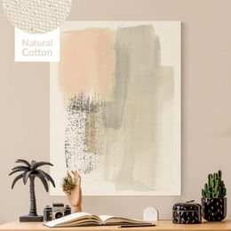 Bilderwelten Leinwandbild - Hochformat Dichtung mit Rouge I