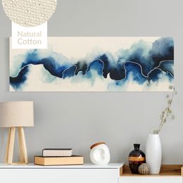 Bilderwelten Leinwandbild - Panorama Gletscherbruch