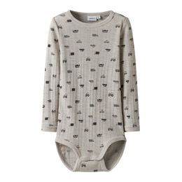 name it Romper/Bodysuit 'NMMWang' boy Grey size 98