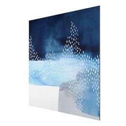 Bilderwelten Alu-Dibond Outdoor Bild Abstrakter Wasserfall