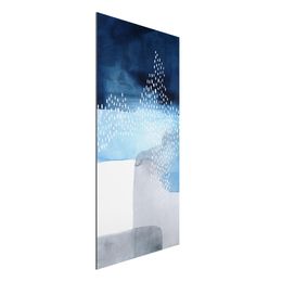 Bilderwelten Alu-Dibond Outdoor Bild Abstrakter Wasserfall