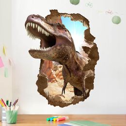Bilderwelten Wandtattoo Digital Art Aquarell braun - Tyrannosaurus Rex - Dinosaurier Kinderzimmer Baby Mädchen Jungen