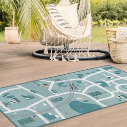 Bilderwelten Vinylteppich Tropisch gr&uuml;n Tiere Vinylmatte - Bunter tropischer Regenwald Muster - V&ouml;gel K&uuml;che Badezimmer Flur