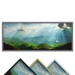 Bilderwelten Bild mit Rahmen - Panorama Heavenly Ground