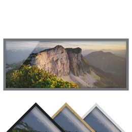 Bilderwelten Bild mit Rahmen - Panorama Loser Nordwand in &Ouml;sterreich