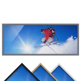 Bilderwelten Bild mit Rahmen - Panorama Skisprung