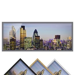 Bilderwelten Bild mit Rahmen - Panorama London City