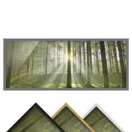 Bilderwelten Bild mit Rahmen - Panorama Spring Fairytale