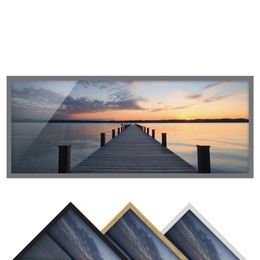 Bilderwelten Bild mit Rahmen - Panorama Ort der Ruhe