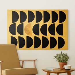 Bilderwelten Leinwandbild Geometrischer Halbkreis II