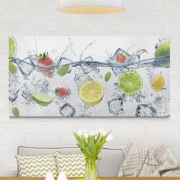 Bilderwelten Leinwandbild - Querformat Frucht Cocktail