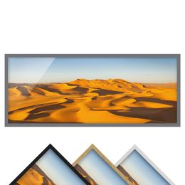 Bilderwelten Bild mit Rahmen - Panorama Murzuq Desert In Libya