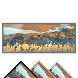 Bilderwelten Bild mit Rahmen - Panorama Kalifornien aus der Luft