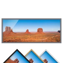 Bilderwelten Bild mit Rahmen - Panorama Rambling Colorado Plateau