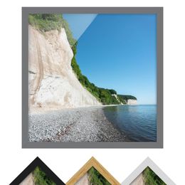 Bilderwelten Bild mit Rahmen Kreidefelsen auf R&uuml;gen