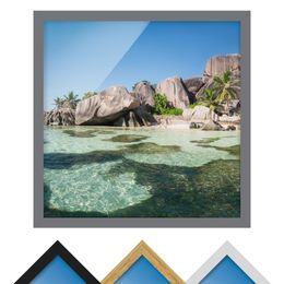 Bilderwelten Bild mit Rahmen La Digue
