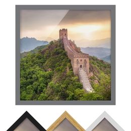Bilderwelten Bild mit Rahmen Die unendliche Mauer von China