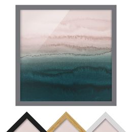 Bilderwelten Bild mit Rahmen Spiel der Farben Meeresrauschen