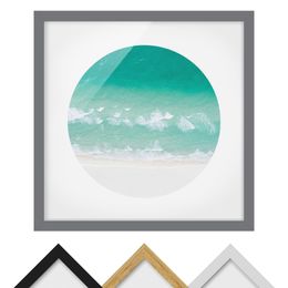 Bilderwelten Bild mit Rahmen Das Meer im Kreis