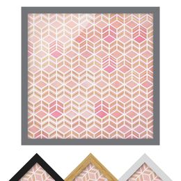 Bilderwelten Bild mit Rahmen Take the Cake Gold und Rose
