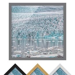 Bilderwelten Bild mit Rahmen Gletscher auf Island