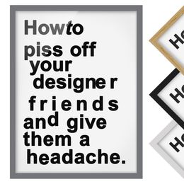 Bilderwelten Bild mit Rahmen Designers Headache