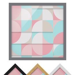 Bilderwelten Bild mit Rahmen Skandinavische Geometrie