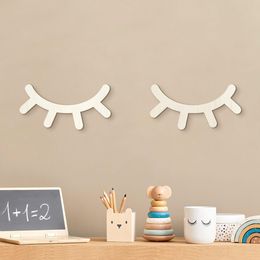 Bilderwelten Wanddeko Holz Schlafende Augen
