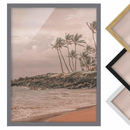 Bilderwelten Bild mit Rahmen Aloha Hawaii Strand II