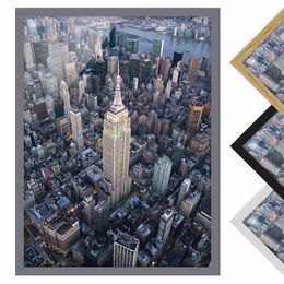 Bilderwelten Bild mit Rahmen Empire State Of Mind