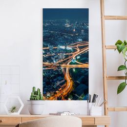 Bilderwelten Leinwandbild Eine Nacht in Bangkok