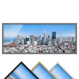 Bilderwelten Bild mit Rahmen San Francisco Skyline