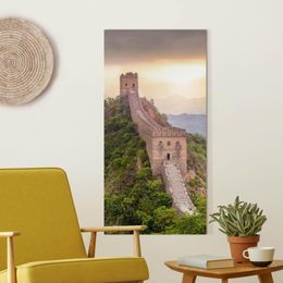 Bilderwelten Leinwandbild Die unendliche Mauer von China