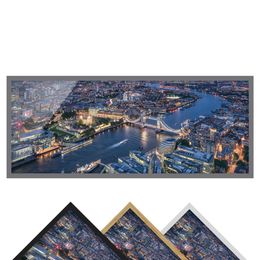 Bilderwelten Bild mit Rahmen Nachts in London