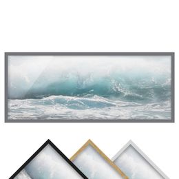 Bilderwelten Bild mit Rahmen Gro&szlig;e Welle Hawaii