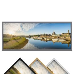 Bilderwelten Bild mit Rahmen Die Wei&szlig;e Flotte von Dresden