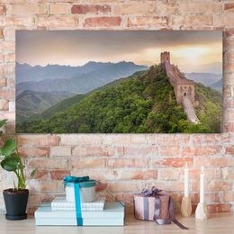 Bilderwelten Leinwandbild Die unendliche Mauer von China