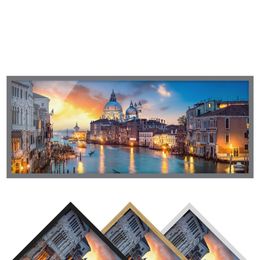 Bilderwelten Bild mit Rahmen Sunset in Venice