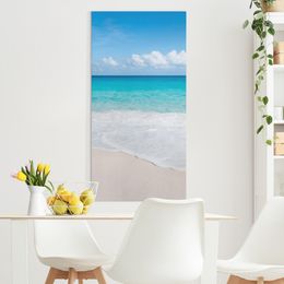 Bilderwelten Leinwandbild Blaue Welle