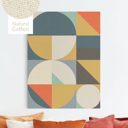 Bilderwelten Leinwandbild Geometrische Formen in Bunt